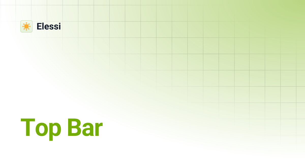 Top Bar | Elessi