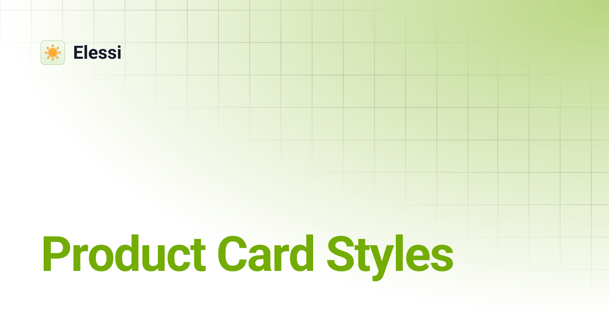 Product Card Styles | Elessi
